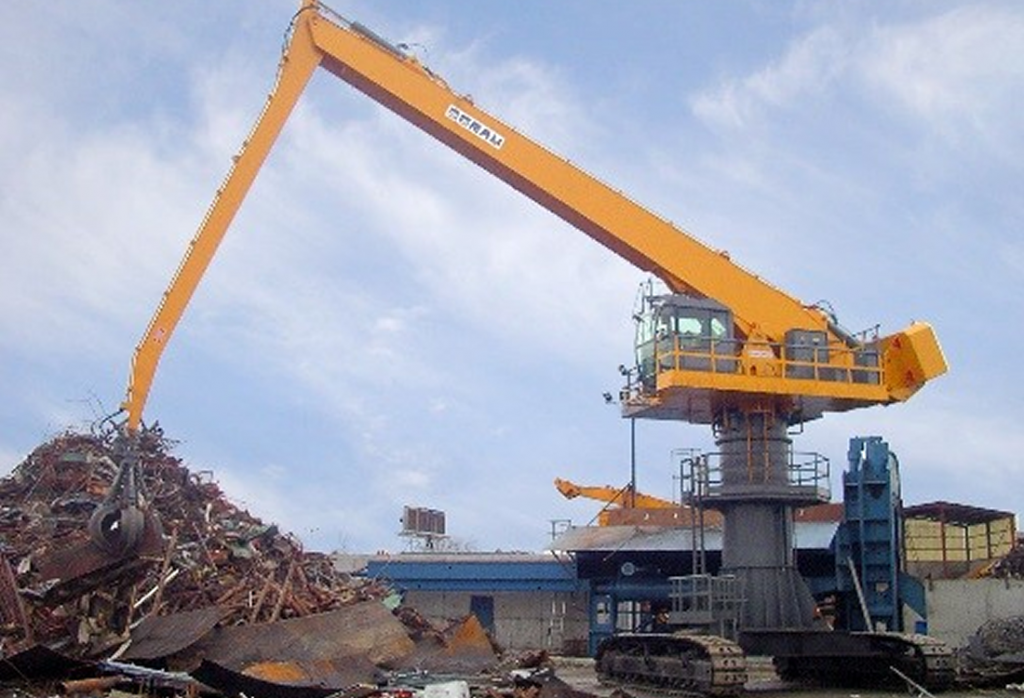 Balanced crane for Shear feeding - Seram - handling